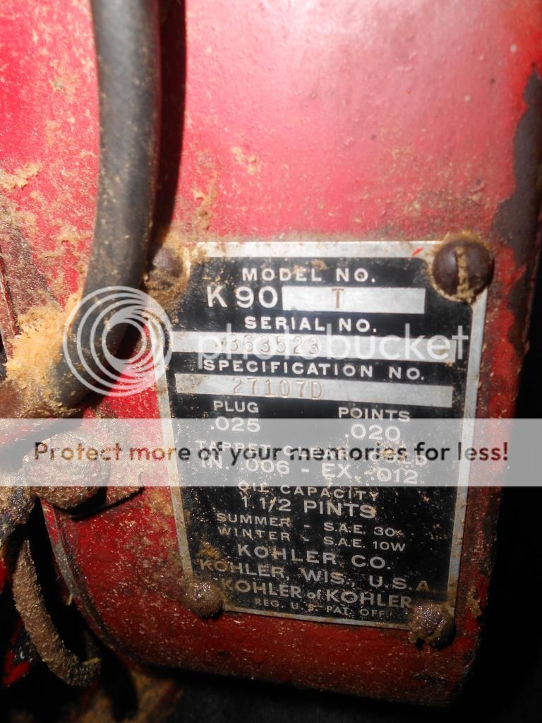 Kohler k90 freebie! - Engines - RedSquare Wheel Horse Forum